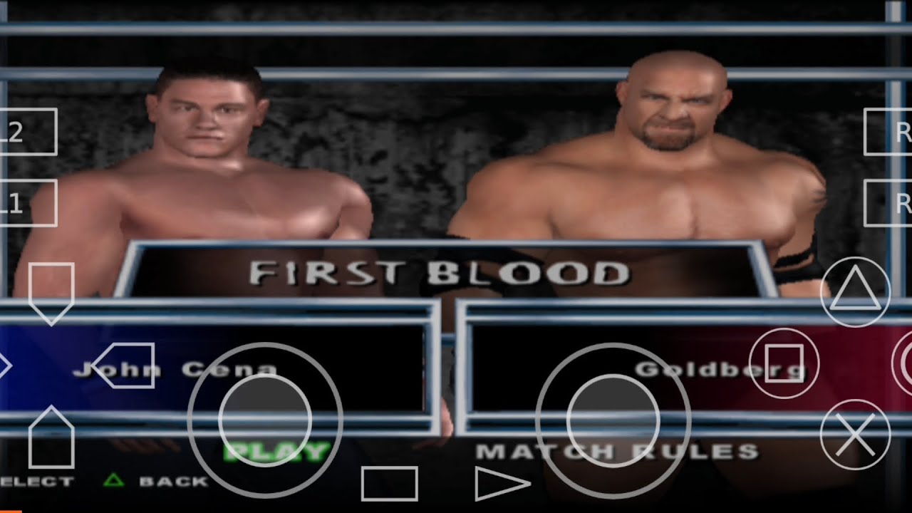 WWE SmackDown HCTP|John Cena Vs Goldberg|A First Blood Match. - YouTube