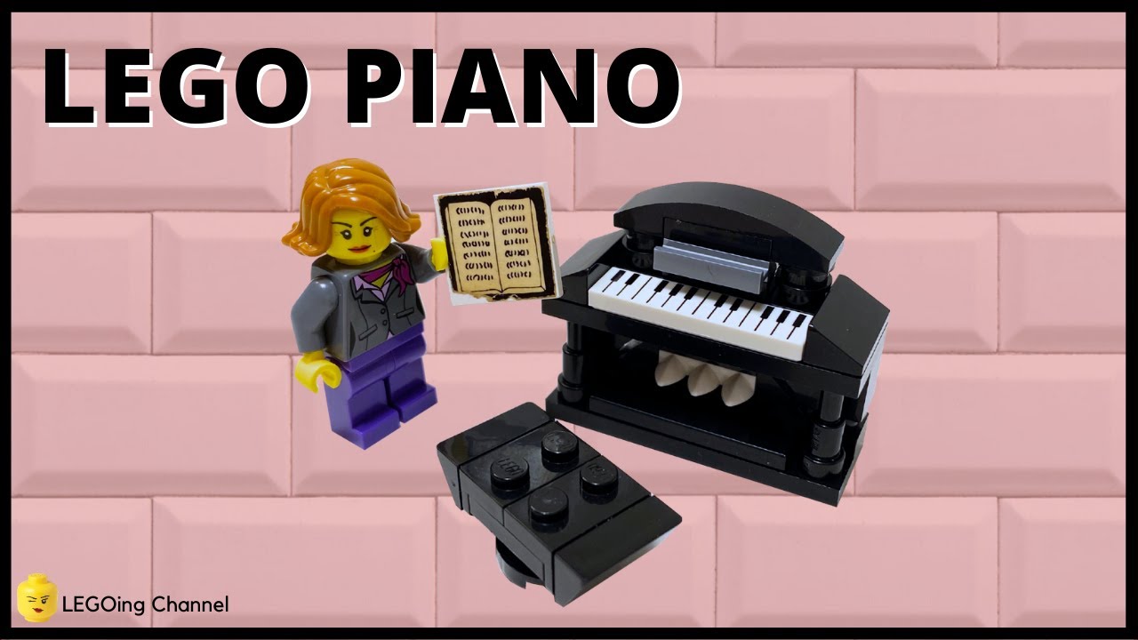LEGO PIANO TUTORIAL (Scaled to Minifigures) - YouTube