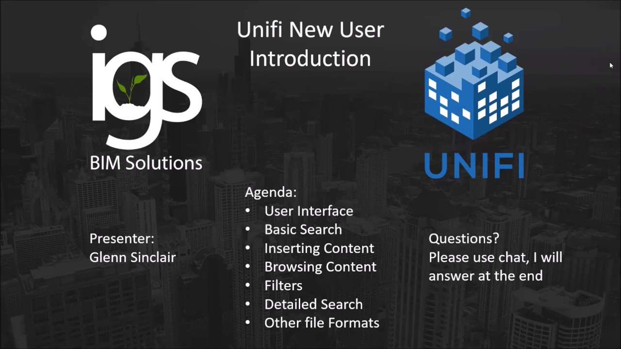 UNIFI - BIM Content Management - Customer Introduction Webinar - YouTube