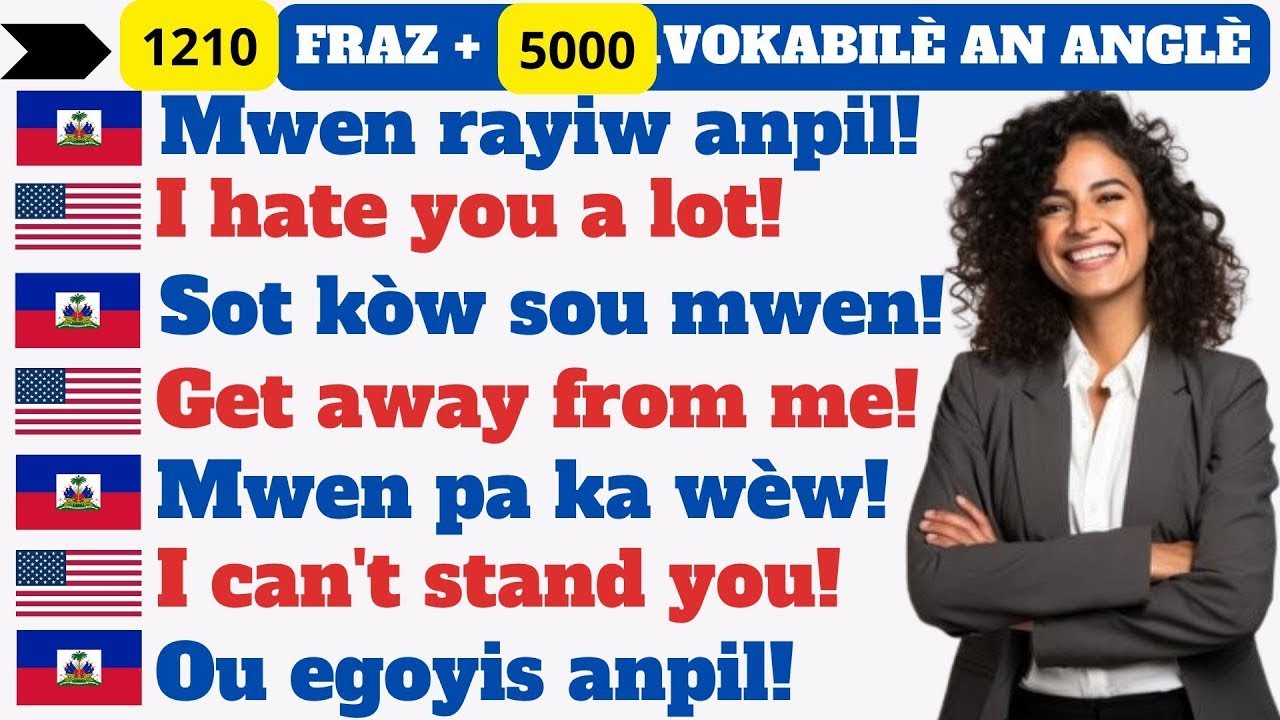 KOU ANGLÈ ONLINE 24/24 -APRANN PALE ANGLAIS RAPID -APRANN PALE ANGLÈ ...
