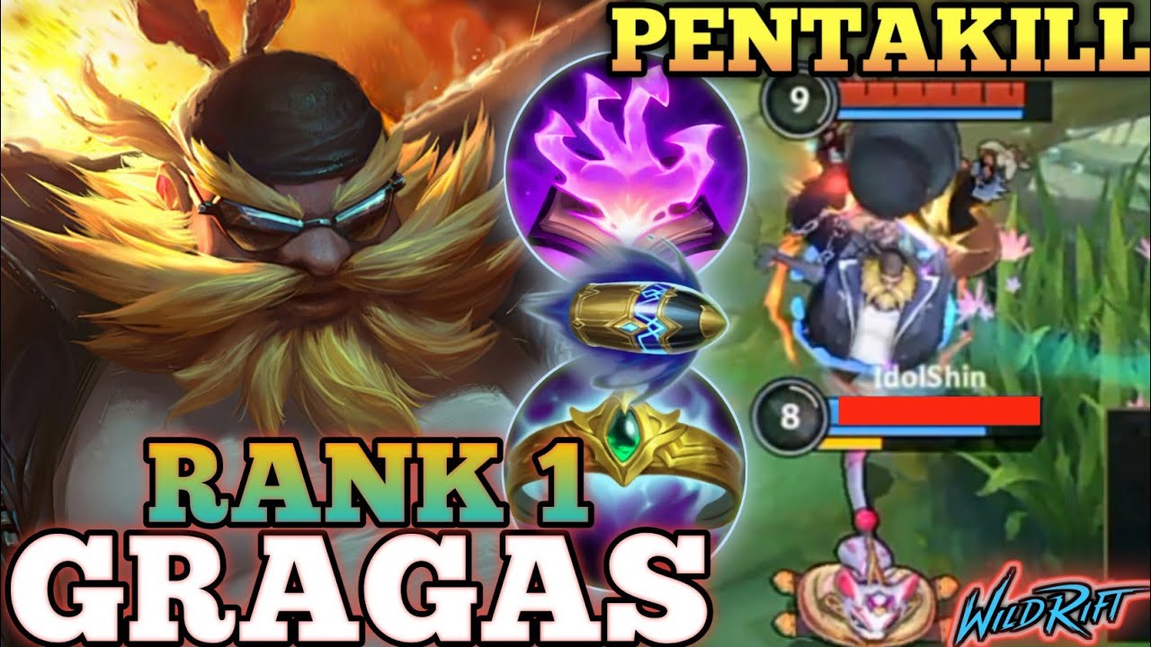 GRAGAS AGGRESSIVE GANK MVP PLAY! OP ONE SHOT BUILD - TOP 1 GLOBAL ...