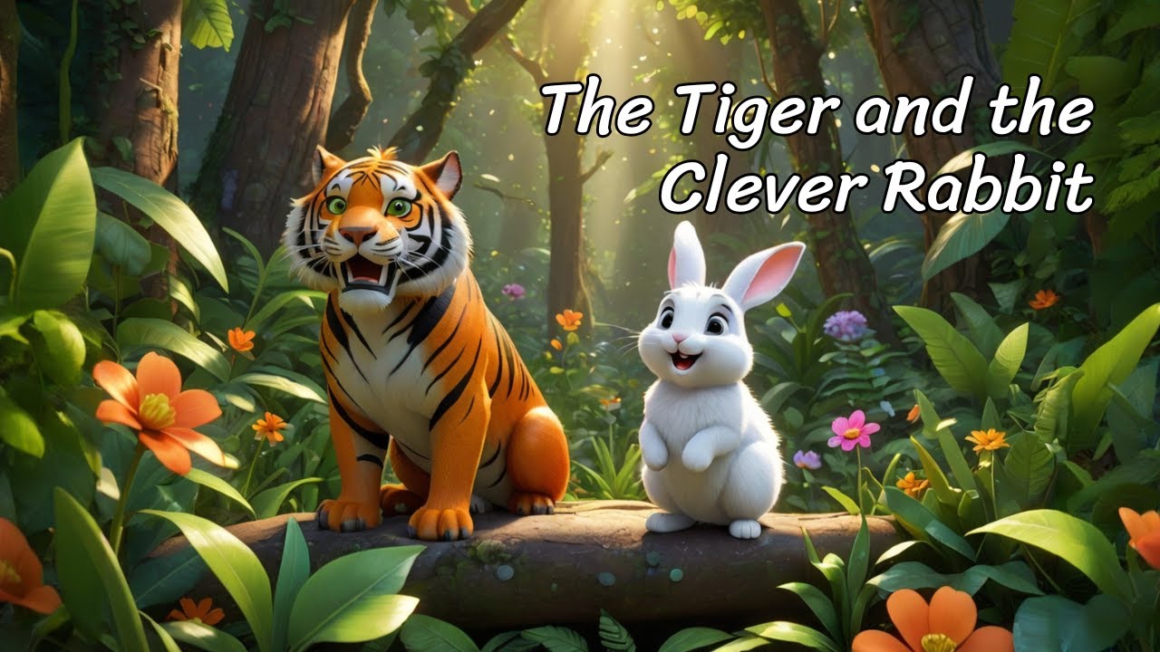 The Tiger and the Clever Rabbit / Wonderful Kids’ Stories - YouTube