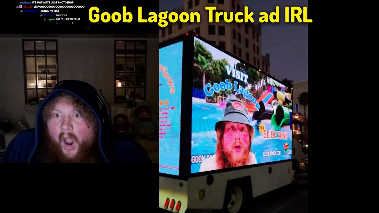 CaseOh Reacts to an IRL Truck Ad of GoobLagoon... - YouTube
