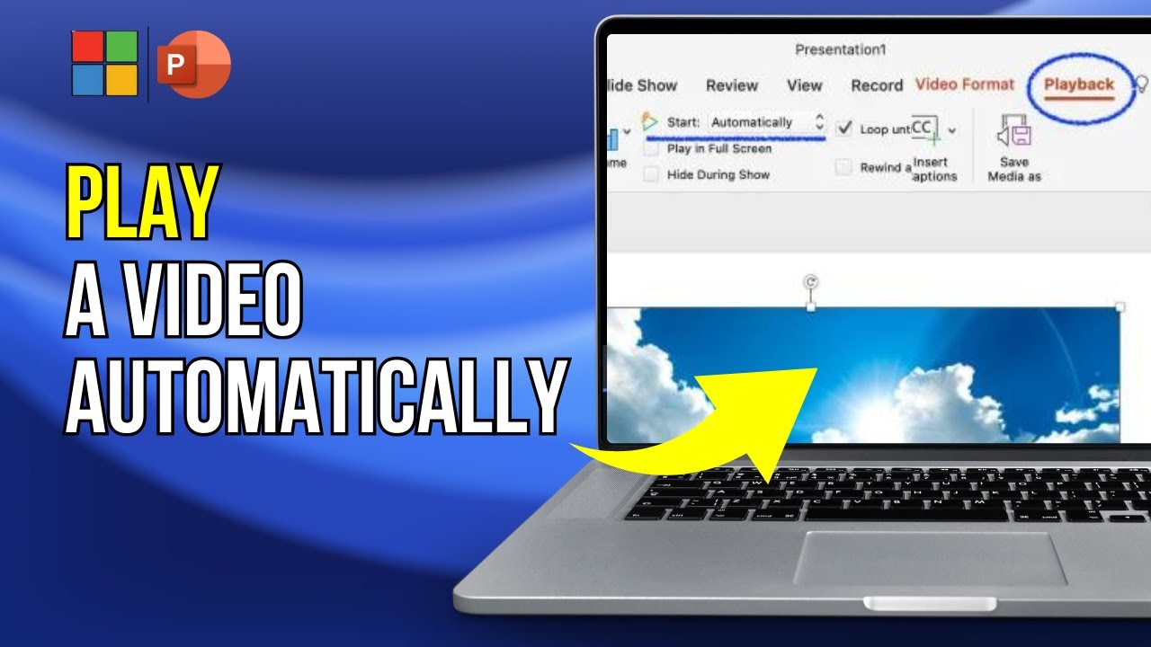 How to Play a Video Automatically in PowerPoint (Easy Guide) - YouTube