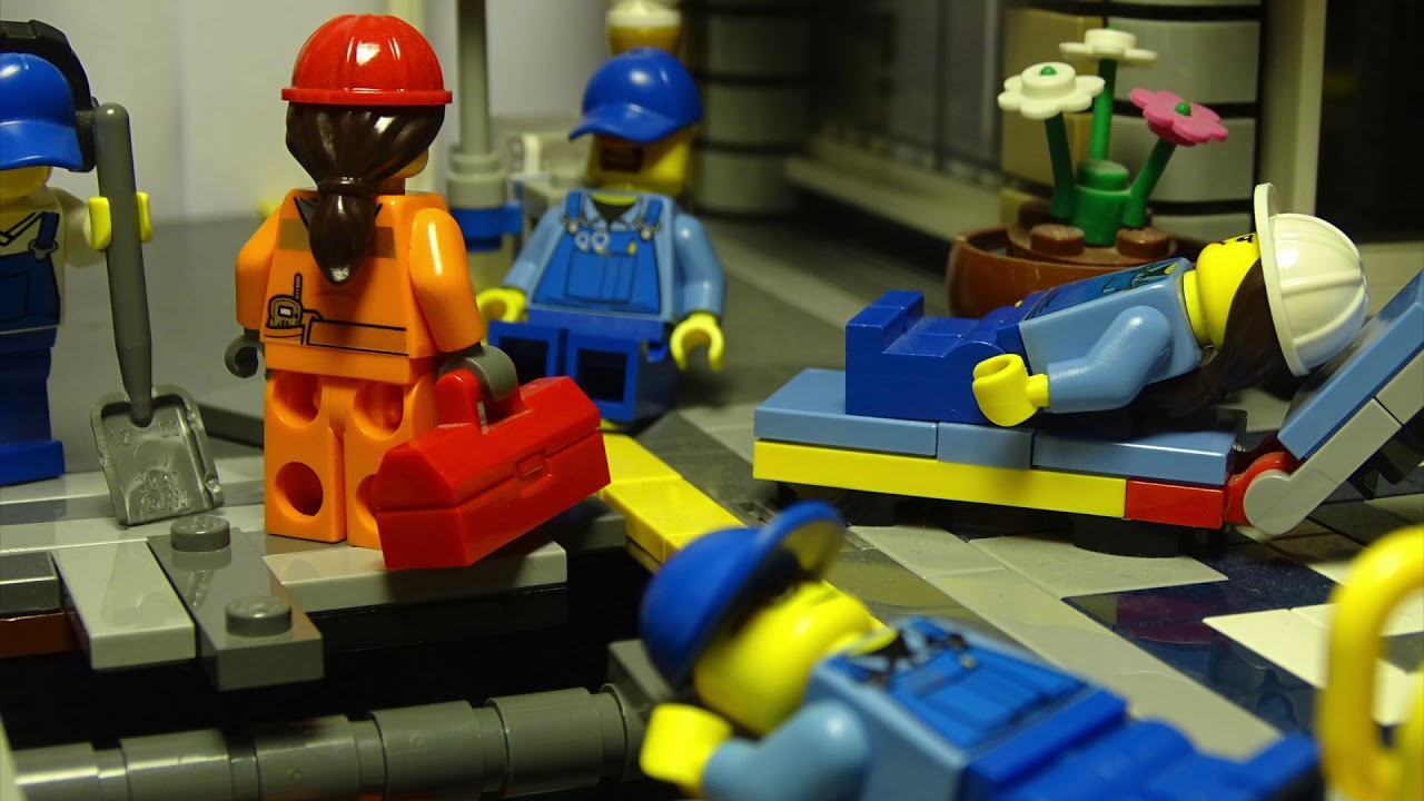 Lego Broken Water Pipe - Stop Motion - YouTube