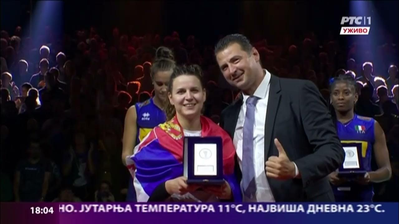 RTS JUTARNJI PROGRAM - Teodora Pušić najbolji libero na svetu - YouTube