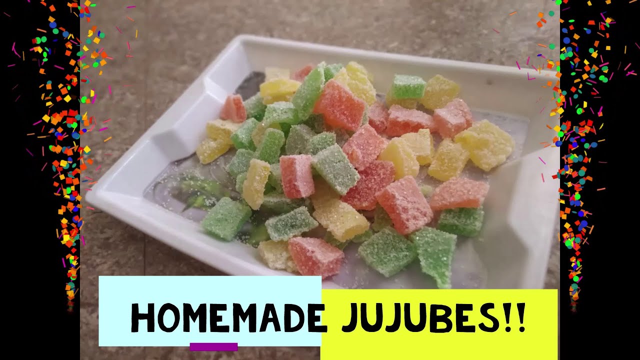 How to make Jujubes at home || Sweet soft Jelly recipe in tamil || Chef ...
