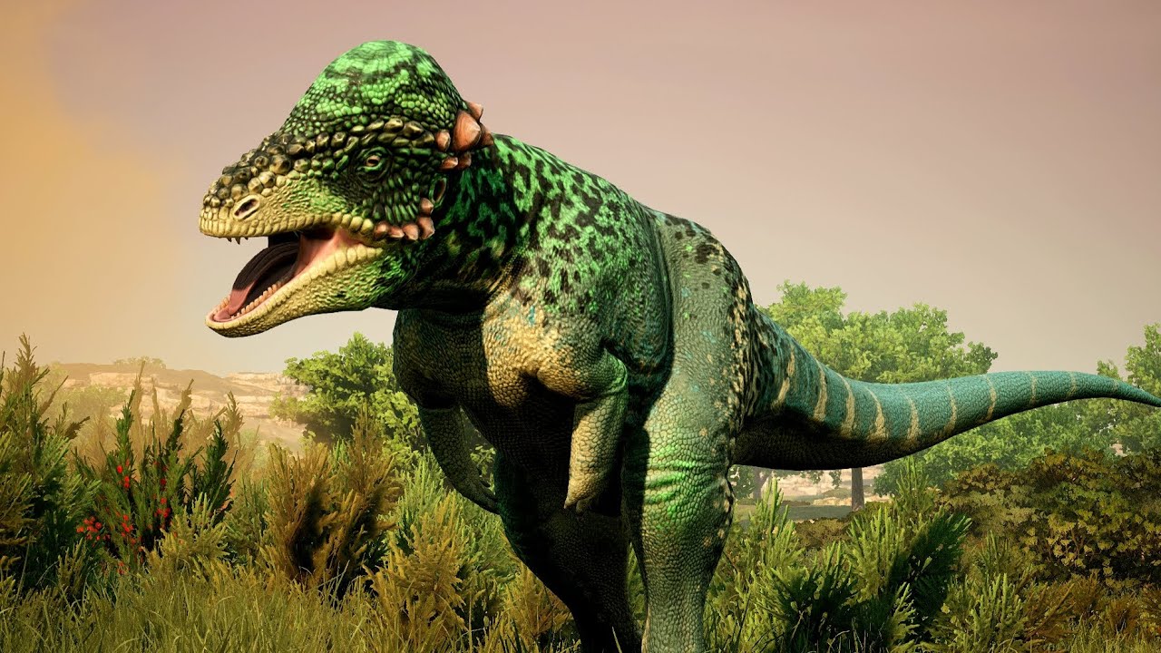 Pachycephalosaurus gameplay (With commentary) - Path of titans - YouTube