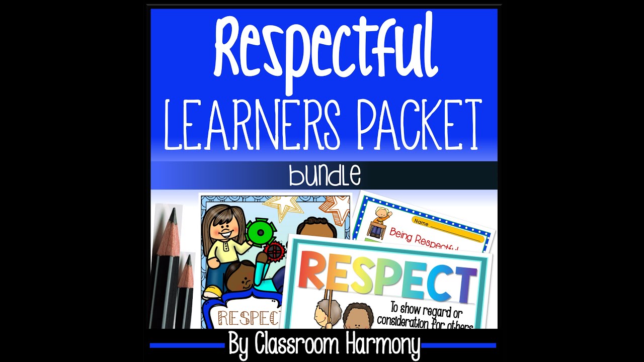 The Respectful Learners Complete Packet Bundle - YouTube