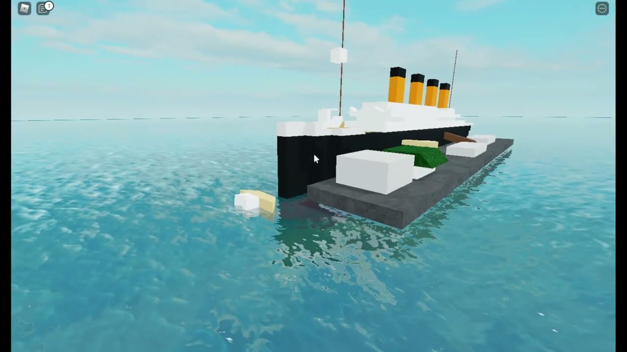 The sinking of the Titanic in plane crazy - YouTube