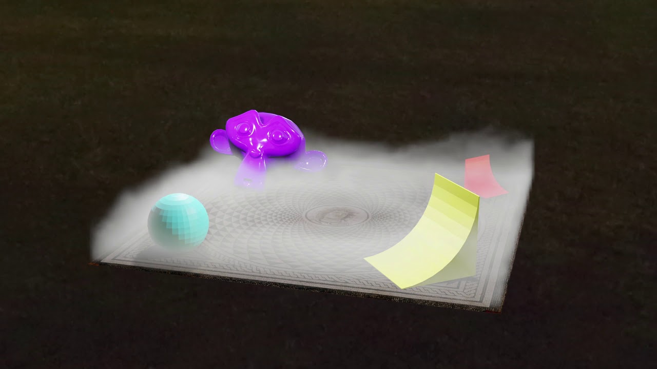 Moving objects effecting cold fluid fog/smoke. Blender 2.82 - YouTube