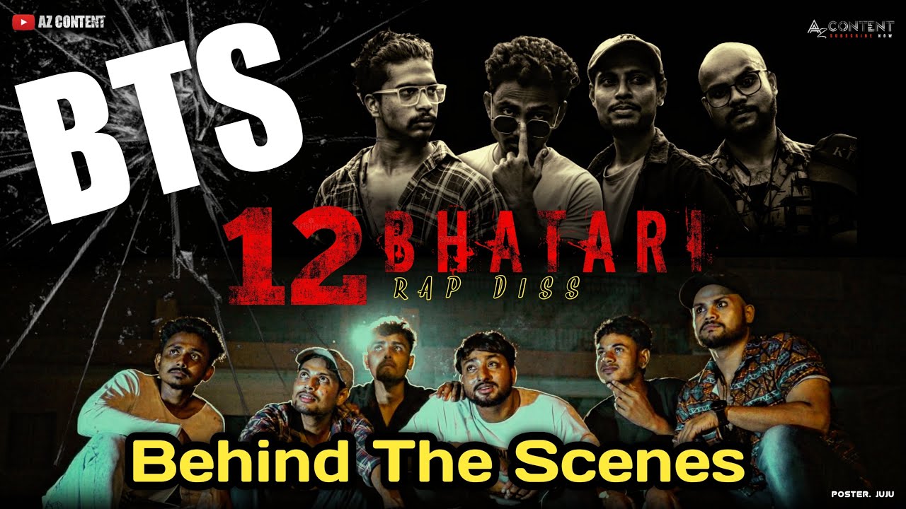 12 Bhatari || Bangla rap || BTS || Behind the scenes || - YouTube
