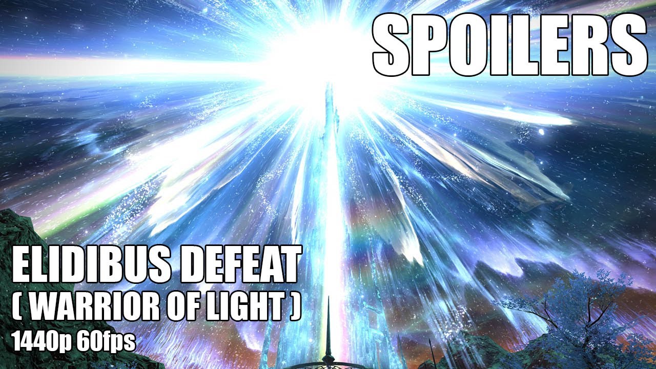 [Spoilers] FFXIV Elidibus (WoL) Defeat Cutscene [1440p60] - YouTube