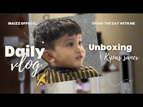 kipas angin baru - dek Izzam Unboxing Kipas Sanex