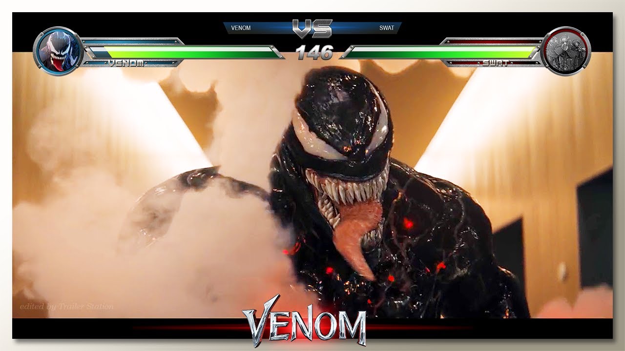 Venom vs SWAT with Healthbars - YouTube