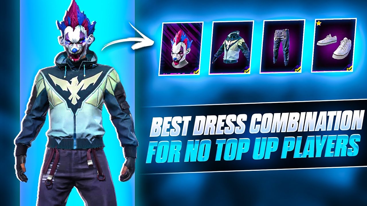 FREE FIRE TOP 10 GOD LEVEL FREE DRESS COMBINATION || NO TOP UP 💎 DRESS ...