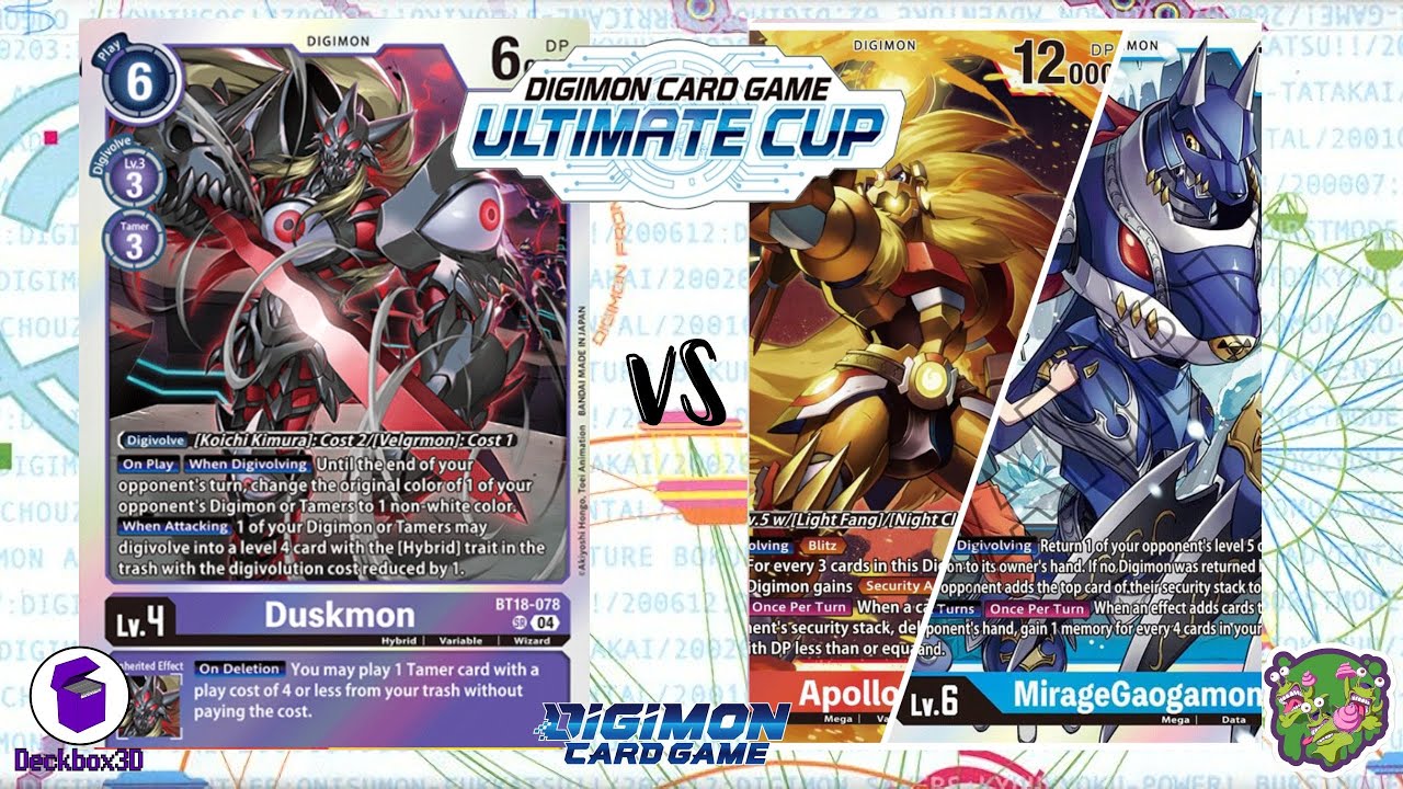 DIGIMON TCG: Ultimate Cup Offline Santiago 2024 Hybrid (Purple) vs ...