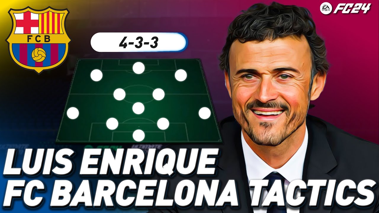 LUIS ENRIQUE'S FC BARCELONA 4-3-3 TACTICS IN EA FC 24 - YouTube