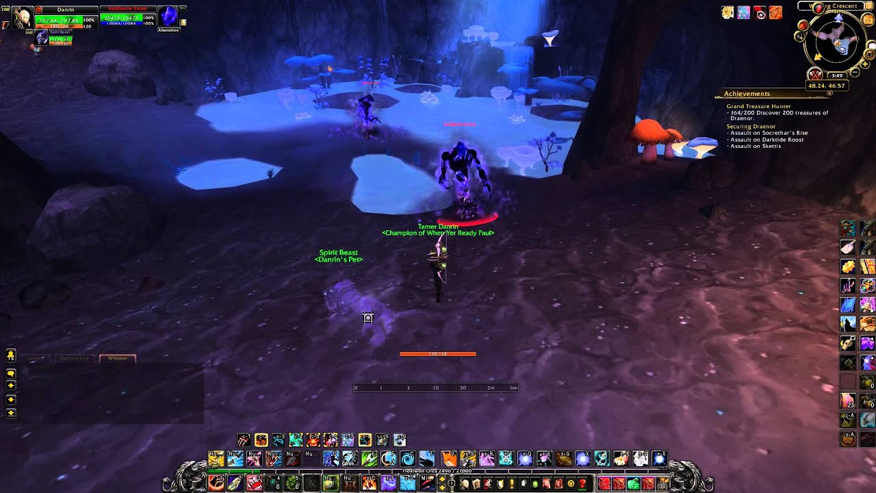 World of Warcraft: Glowing Cave Mushroom Treasure - YouTube