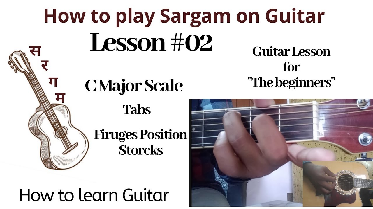 How to play Sargam on Guitar - Basic Guitar lessons - YouTube