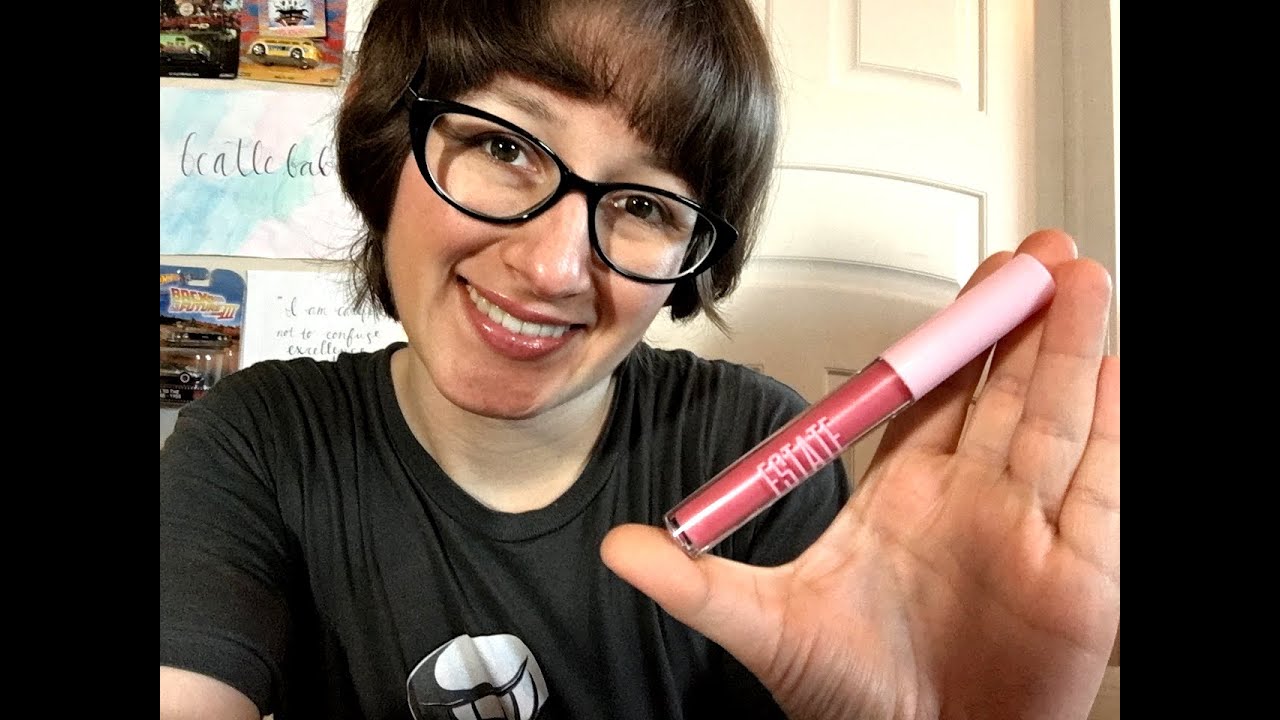 Review - Estate Lip Icing Lip Gloss in Drip - YouTube
