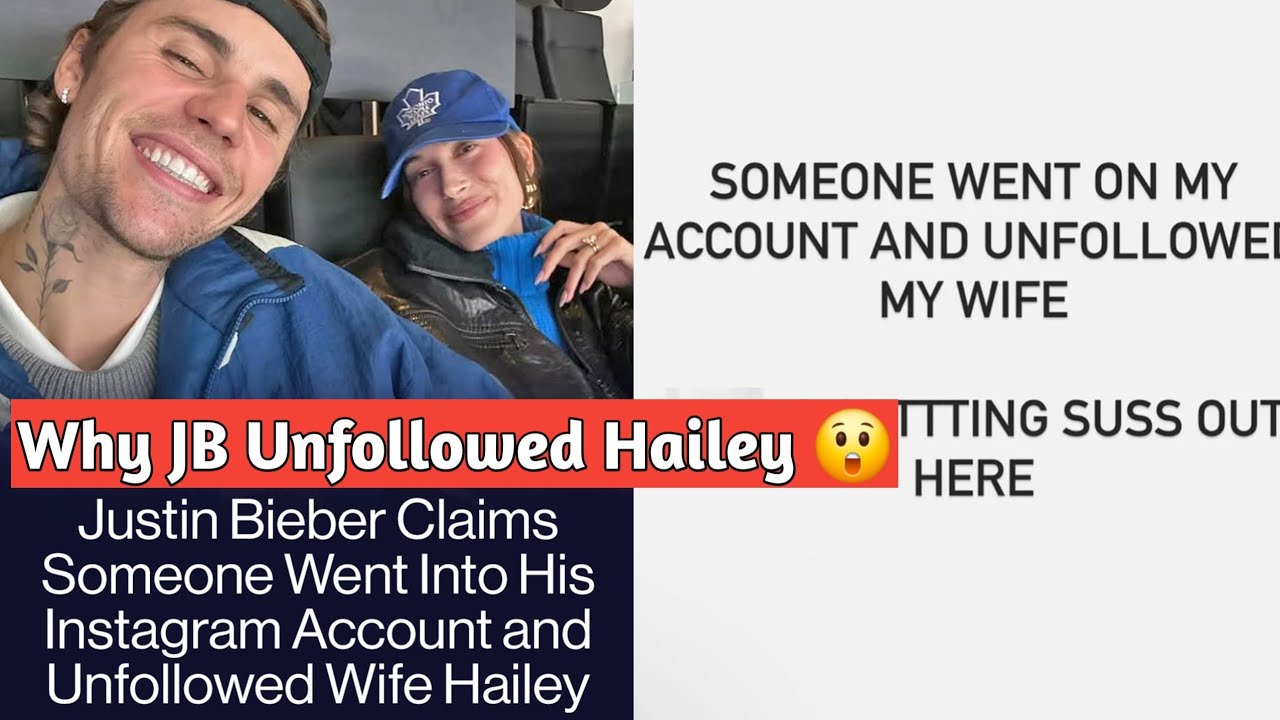"Justin Bieber Denies Unfollowing Hailey, Calls It A Hack: 'sh** Is ...