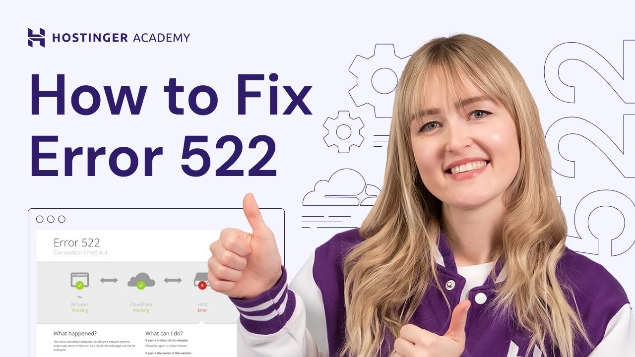 How To Fix Error 522 Cloudflare Error YouTube