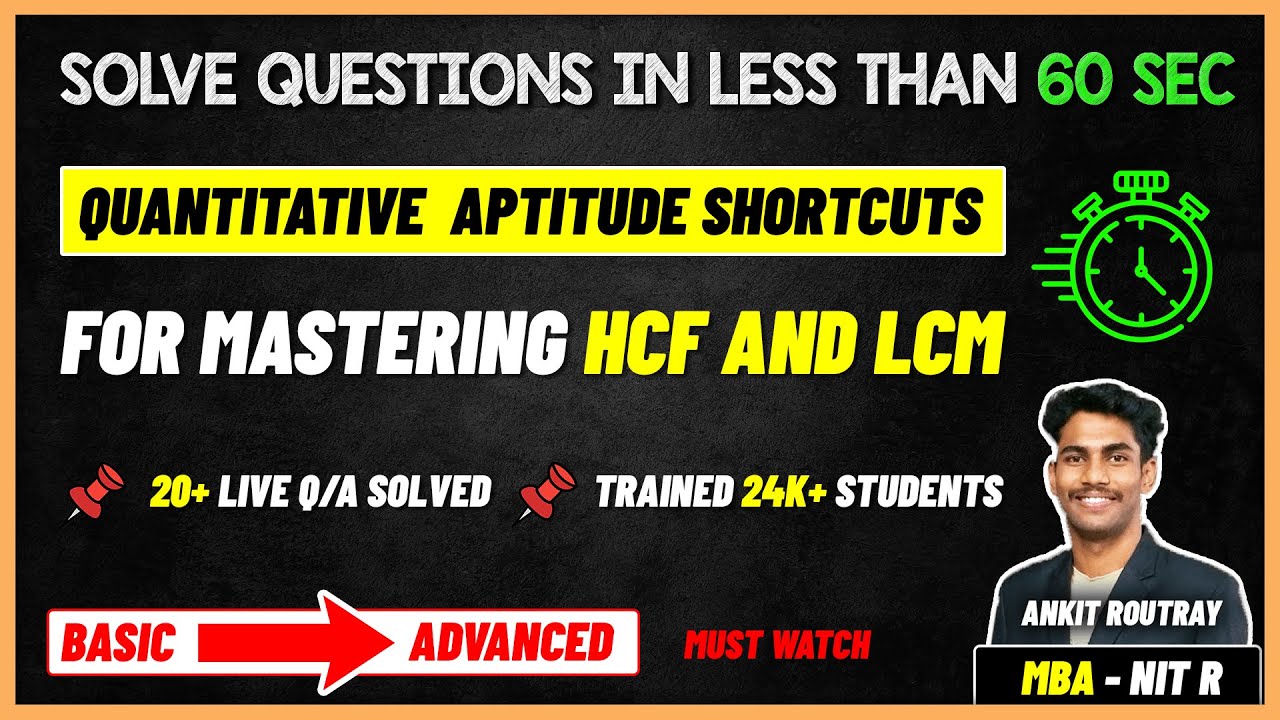 HCF LCM Aptitude Shortcuts Solve Quant Problems Fast Easily hcf-lcm-aptitude-shortcuts-solve-quant-problems-fast-easily