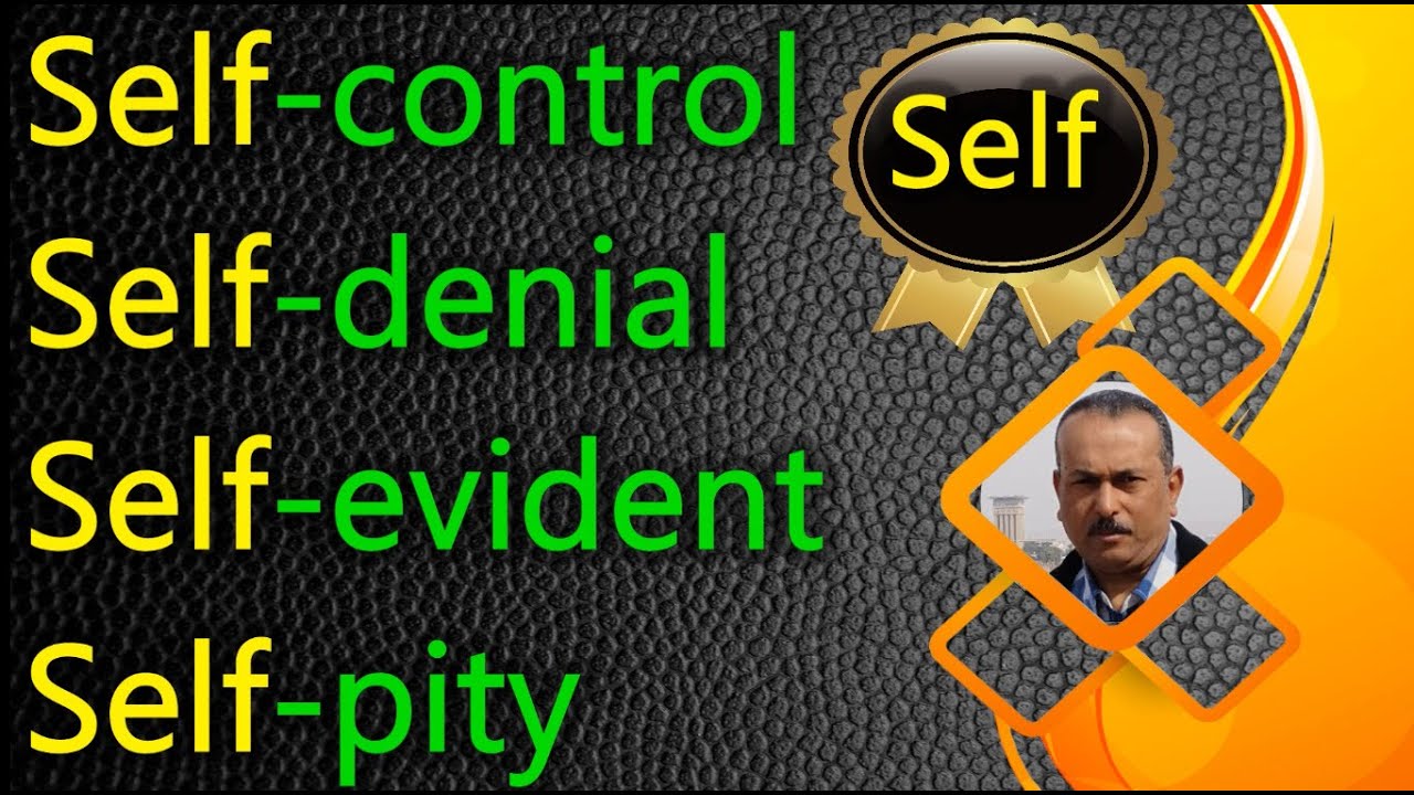 تعلم الانجليزية بالصور مع - Prefix - self - YouTube