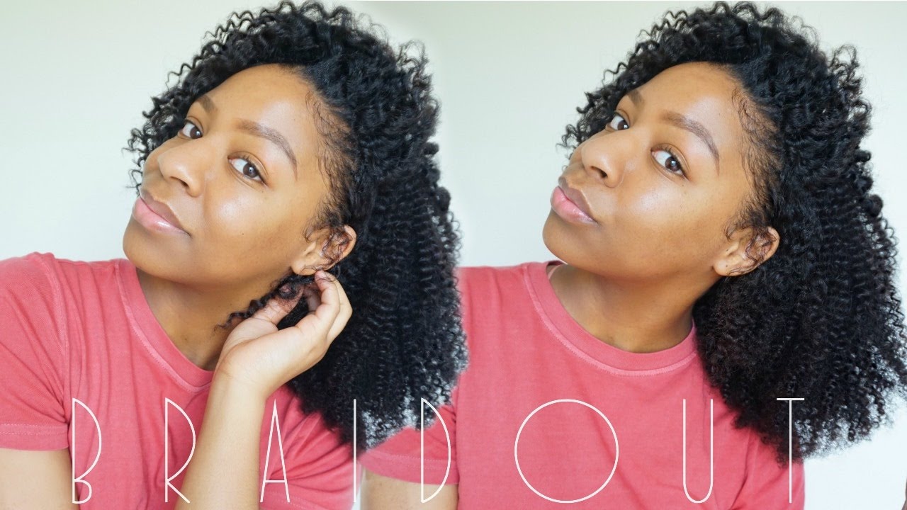 BOMB BRAID OUT in UNDER 10 Minutes | For Damaged or Transitioning Hair ...