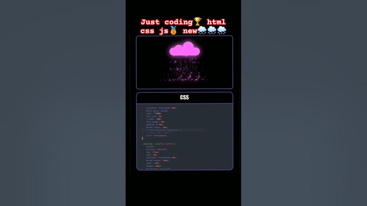 Rain🌧🌧 css 🏆🥉coding🏆| #shorts #shortvideo #tranding 🎓🥉#viralvideo #programming👈👈🎧😈👑nice👍👍# ...