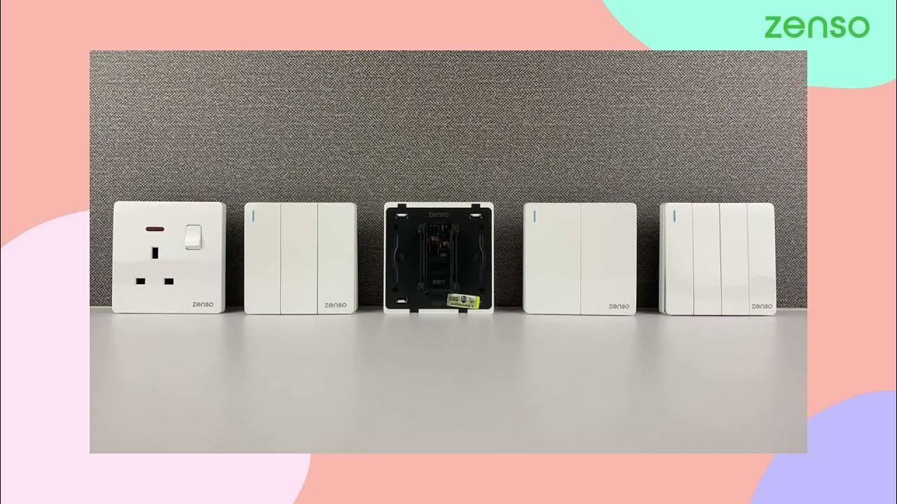 Zenso-Grande Switches & Sockets Demo (White Color) - YouTube