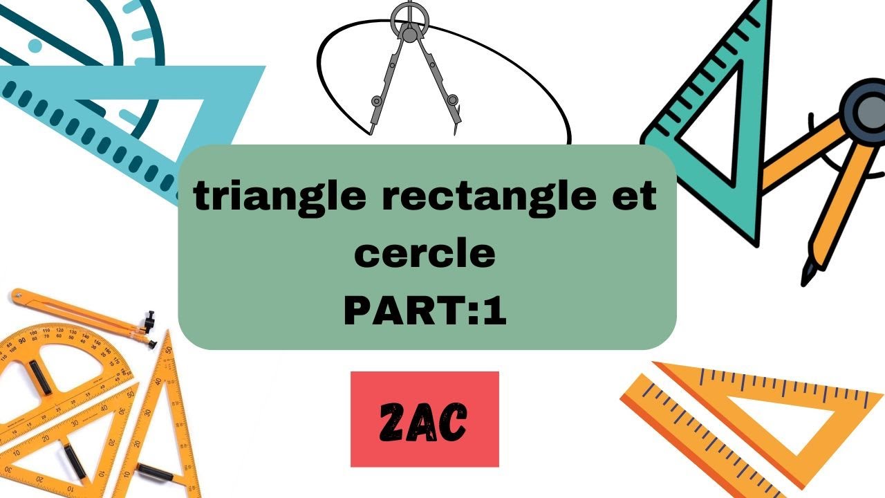 triangle rectangle et cercle 2ème année collège | maths biof cours 2ème ...