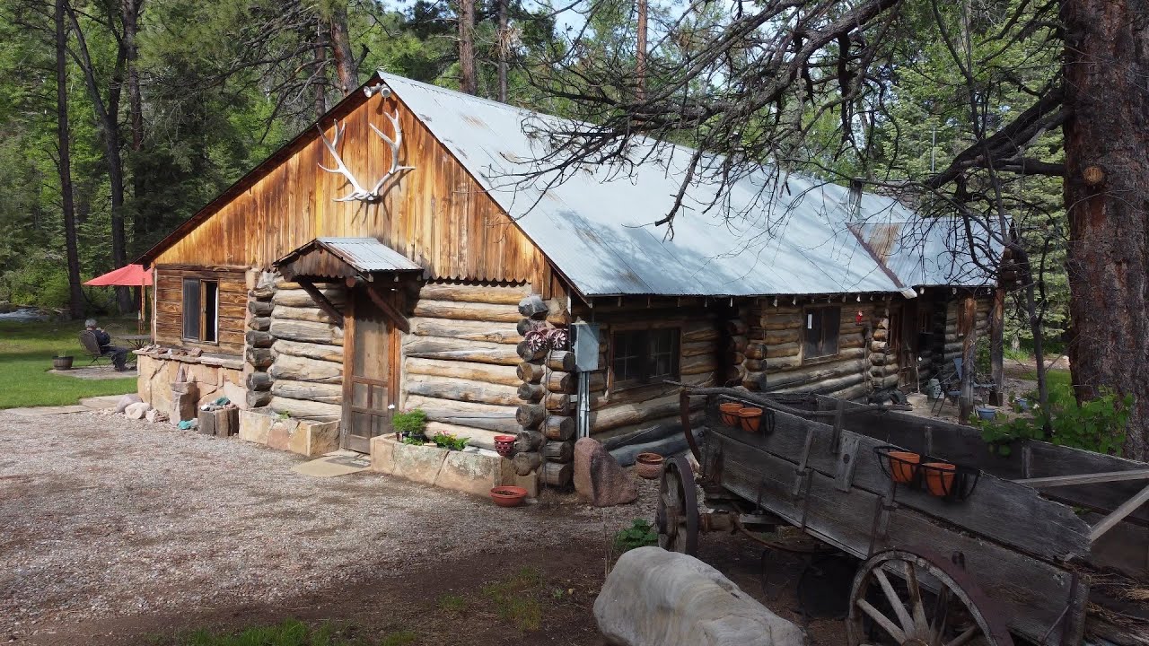 Living Next to a River at a 100 Year Old Cabin -- Durango, Colorado ...
