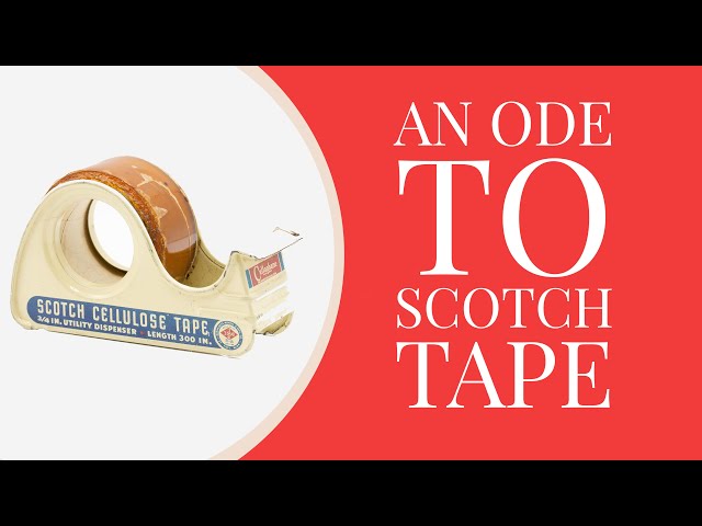 Who Invented Cellophane Tape First Versions: 3M Scotch