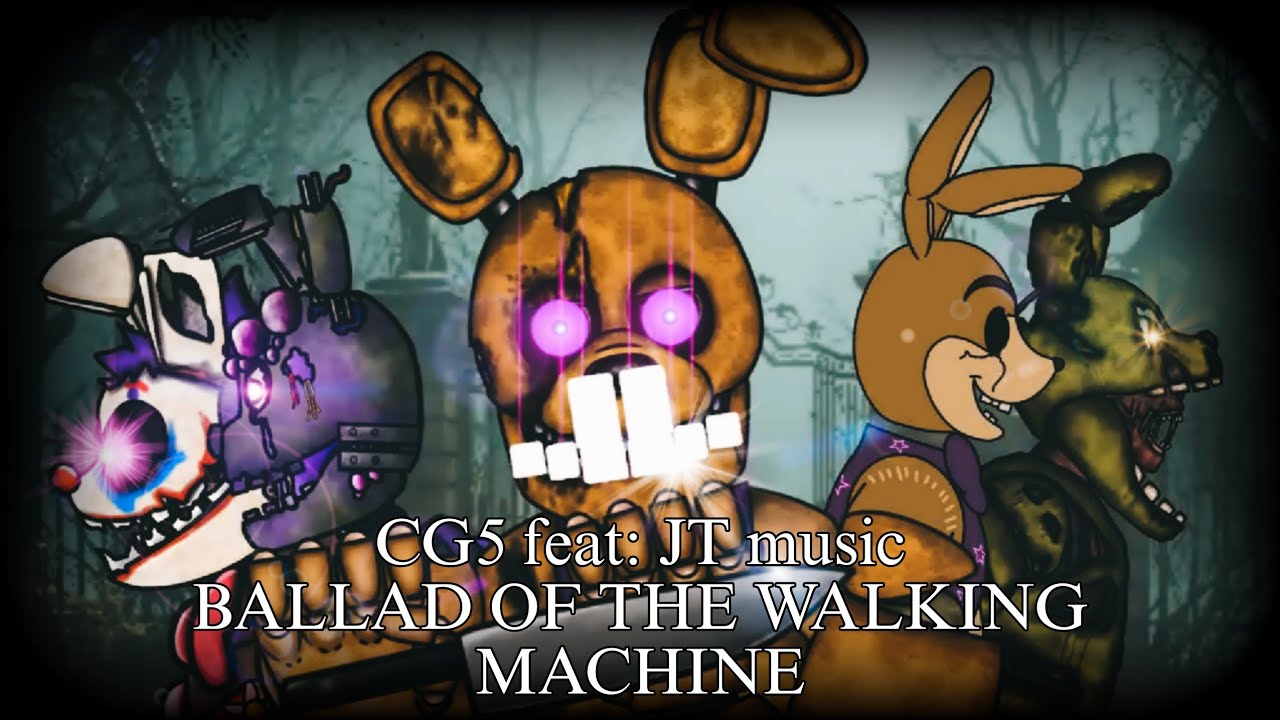 [DC2/FNAF/DBD] BALLAD OF THE WALKING MACHINE SHORT (song by: CG5 & JT ...