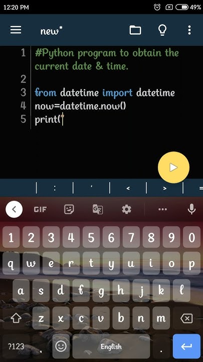 Python Program To Get Current Date And Time How To Get Current Date And Time In Python Youtube 5713