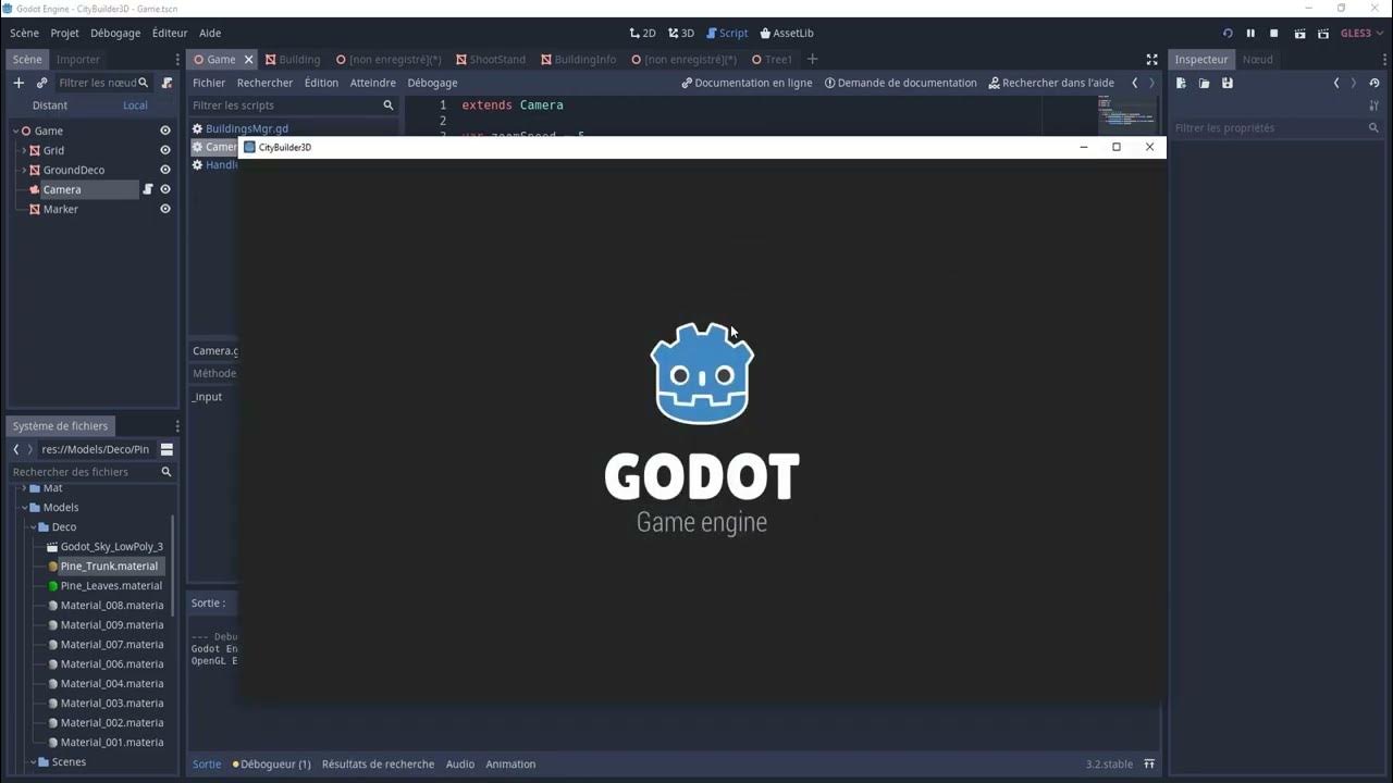 #9 Godot GDScript - City Builder 3D - Programmation du zoom de la caméra - YouTube