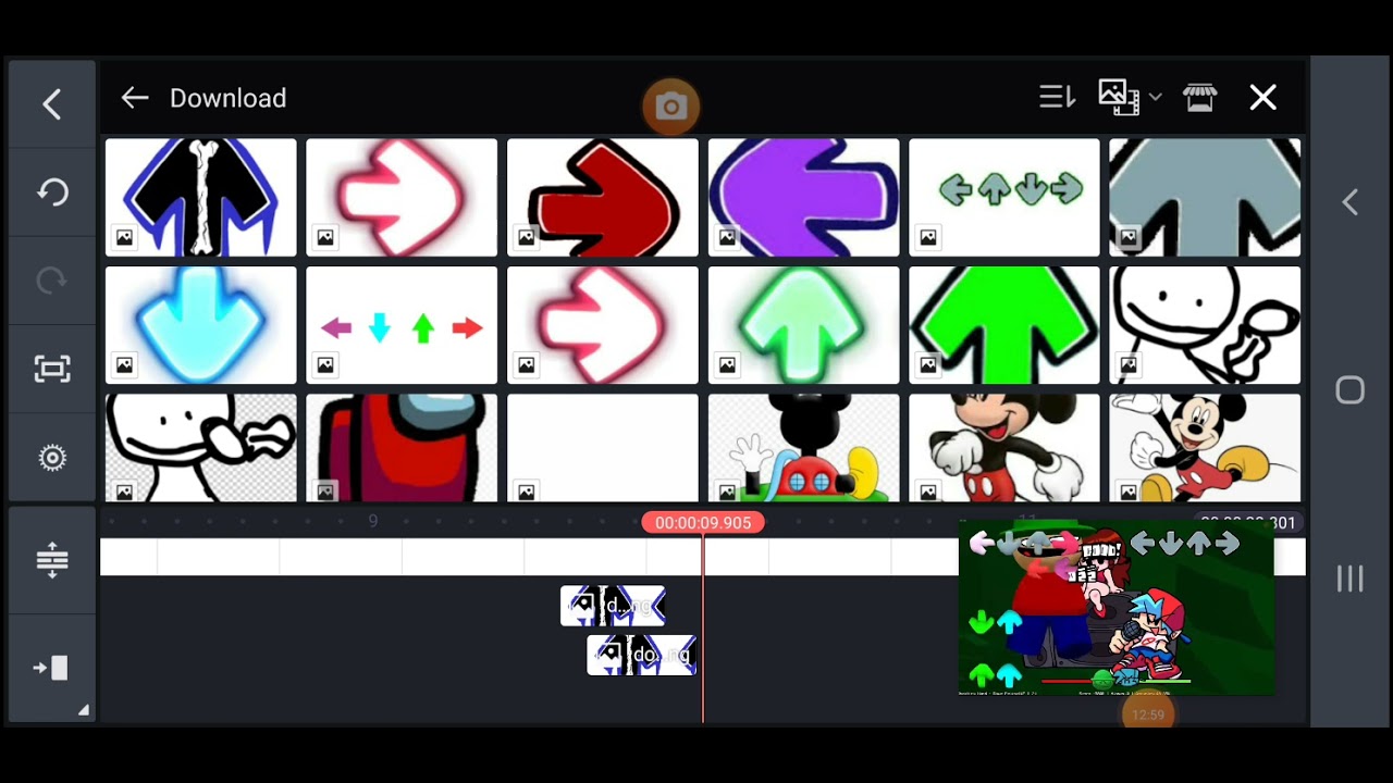 Making Fnf Charts in kinemaster! - YouTube