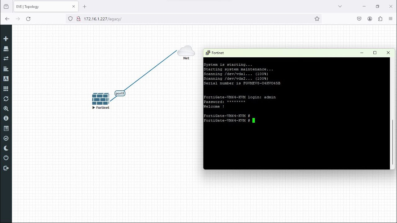 How to Install Fortinet/Fortigate Firewall on EVE NG - YouTube