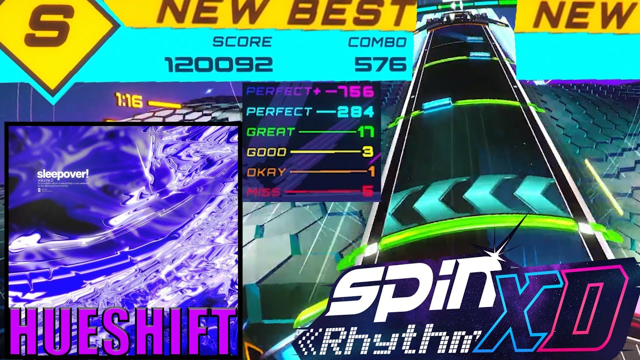Spin Rhythm XD- Hueshift by Prism (custom chart)- XD Difficulty ...