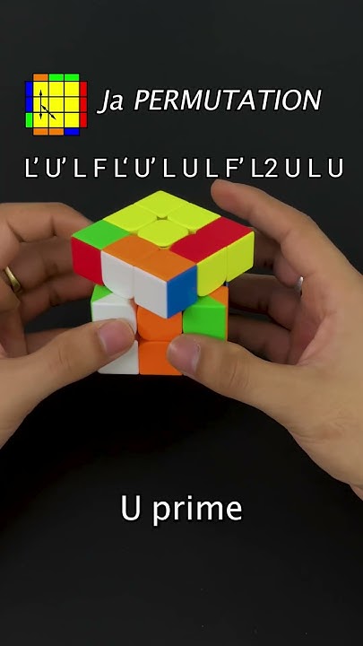Rubik’s Cube PLL Ja PERMUTATION (9/21) with Fingertricks | Efficient algorithm - YouTube