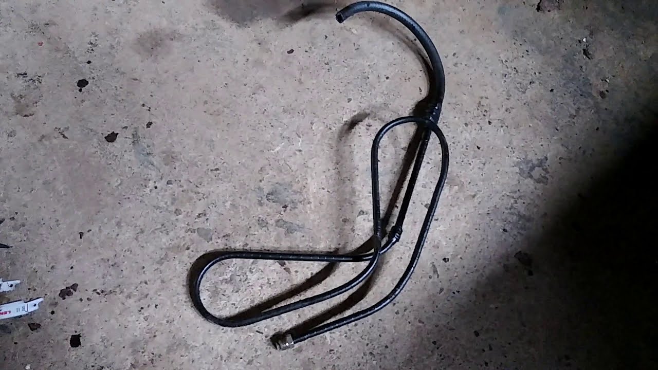 1/2 of a 2 Piece Custom Power Steering Line - YouTube