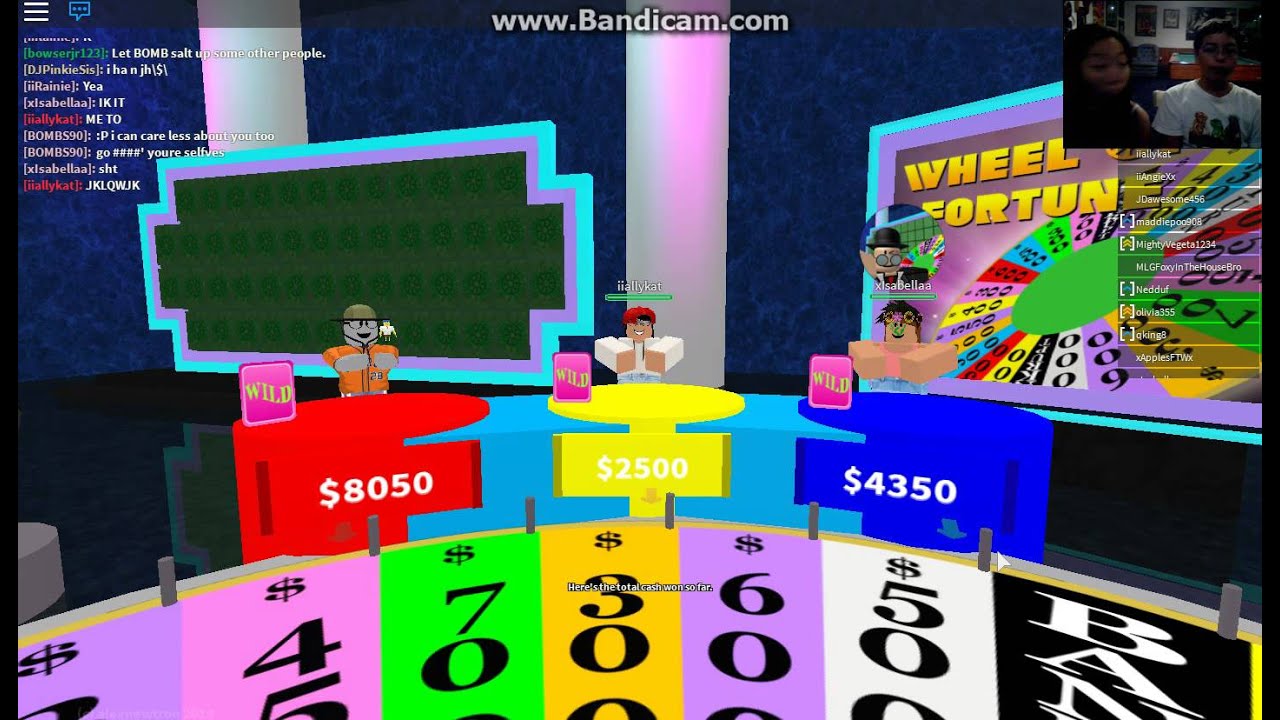 Roblox Video: Wheel of Fortune Part 2/3 - YouTube