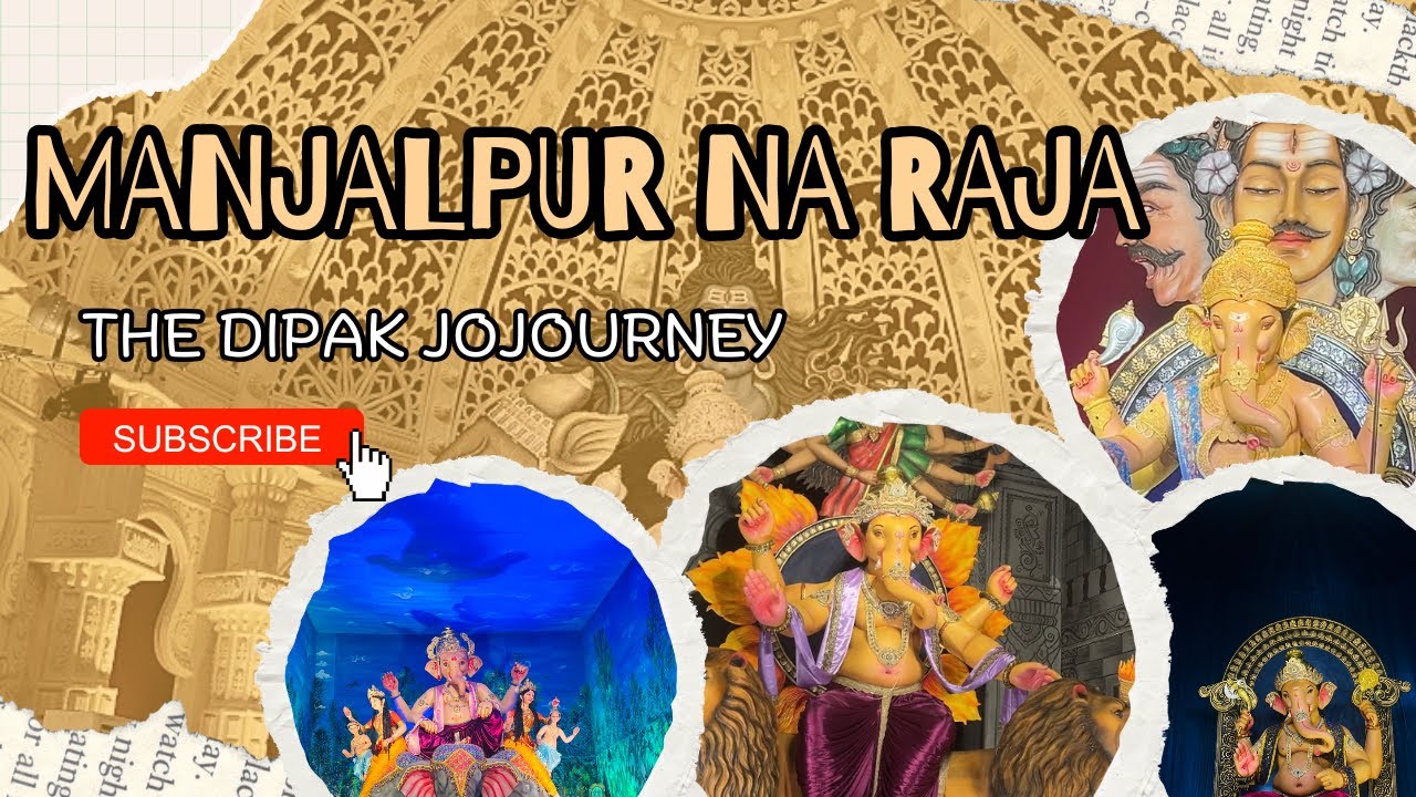 Manjalpur Na Raja 2025 | Manjalpur Cha Raja Vadodara's Biggest Ganpati ...