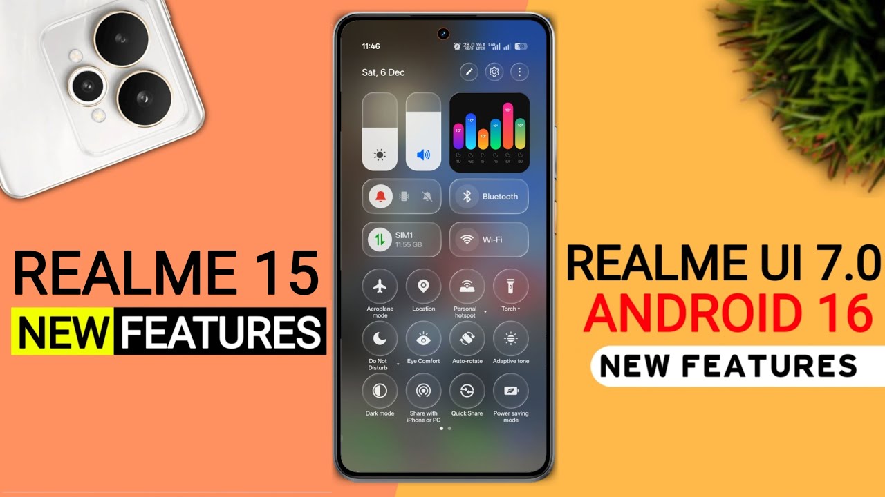 Realme 15 Realme Ui 7.0 Android 16 Update - 25+ Hidden Features | 15 ...