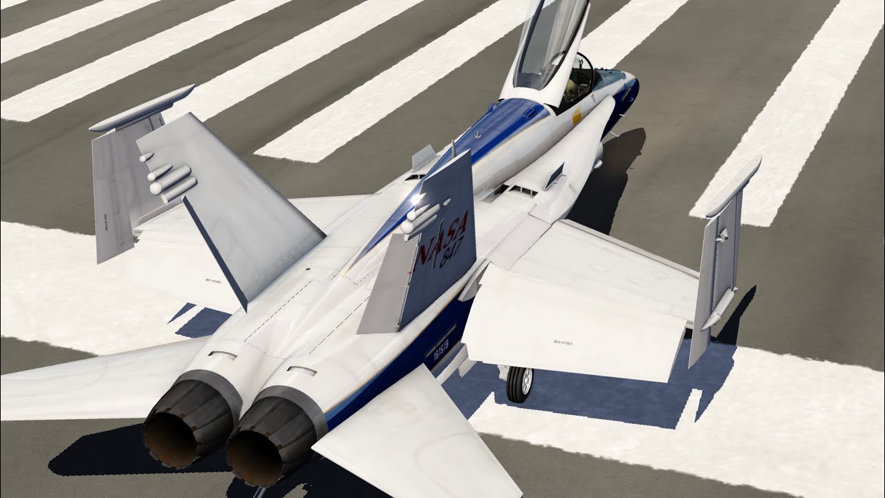 how to open the F/A-18C wing fold, Arresting hook ,canopy? : aerofly fs ...