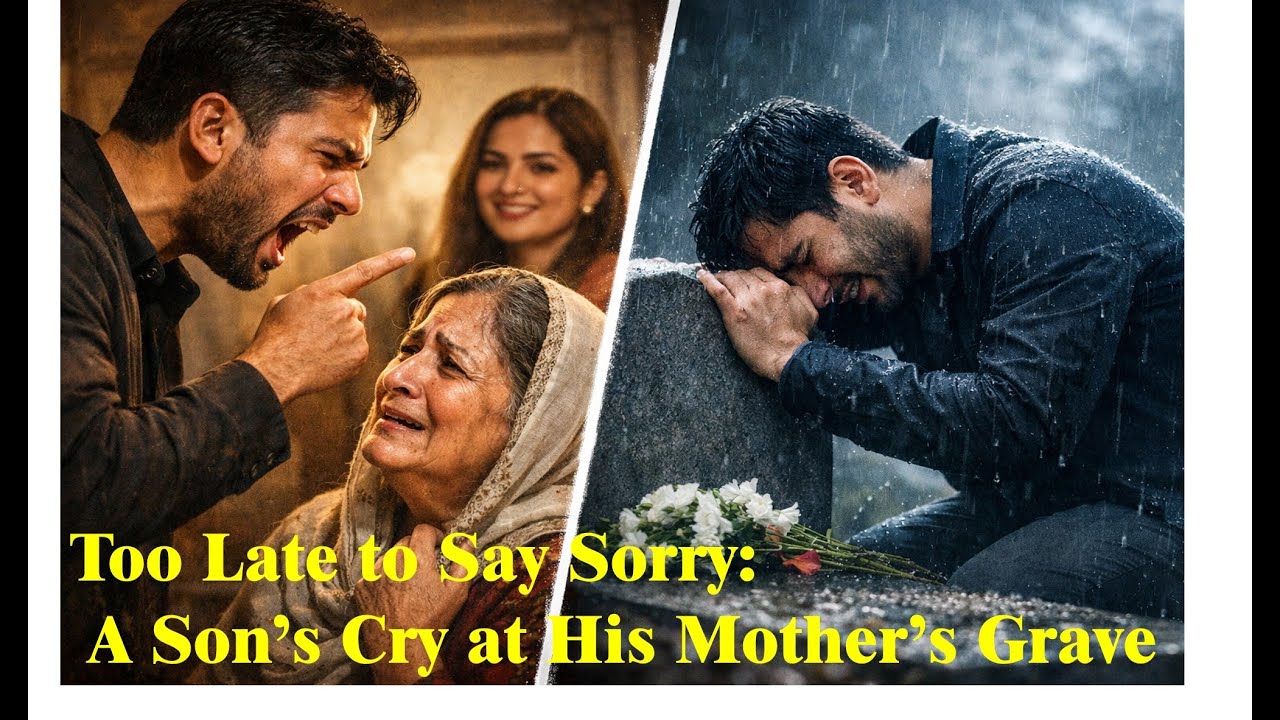 “Too Late to Say Sorry: A Son’s Cry at His Mother’s Grave” - YouTube