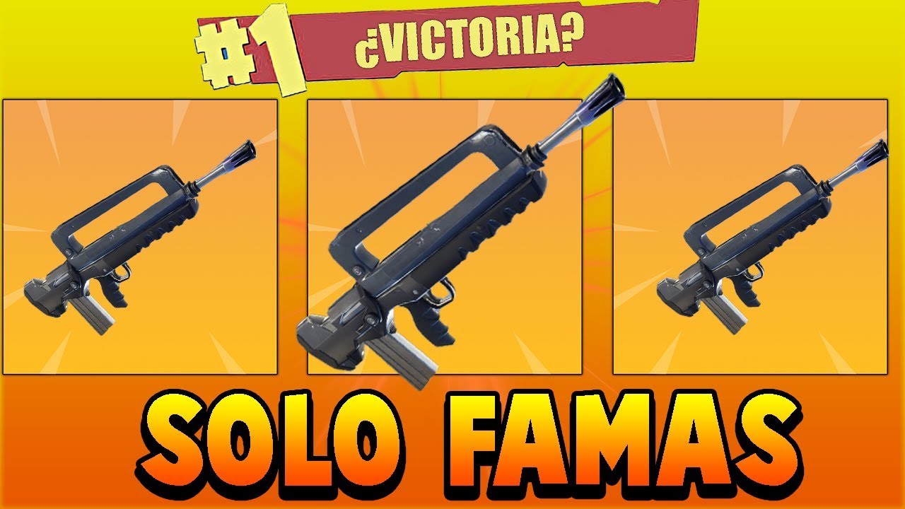 *NUEVO ARMA* FUSIL de ASALTO de RÁFAGAS CHALLENGE ( RETO SOLO FAMAS ...