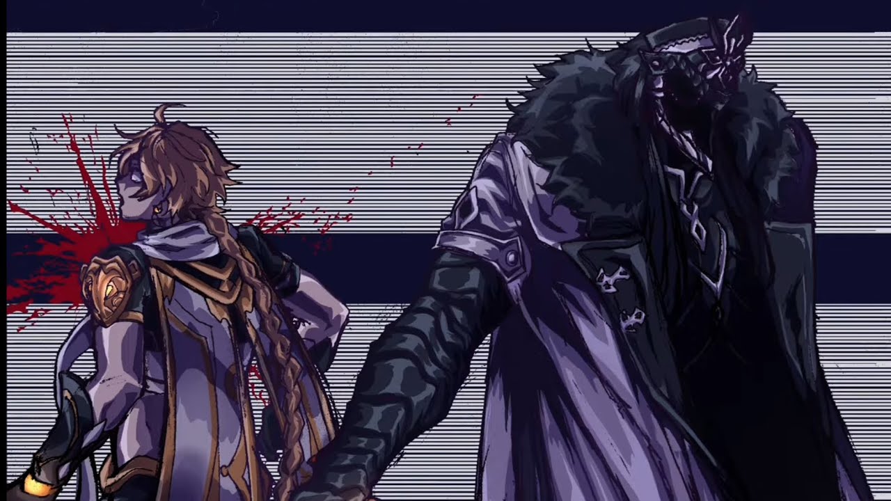 (Genshin Impact Comic Dub) Aether and Lumine vs Capitano and The ...